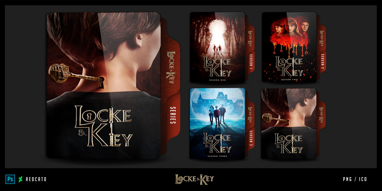 Locke and key Folder icon by Redcat0 by Redcat0 on DeviantArt