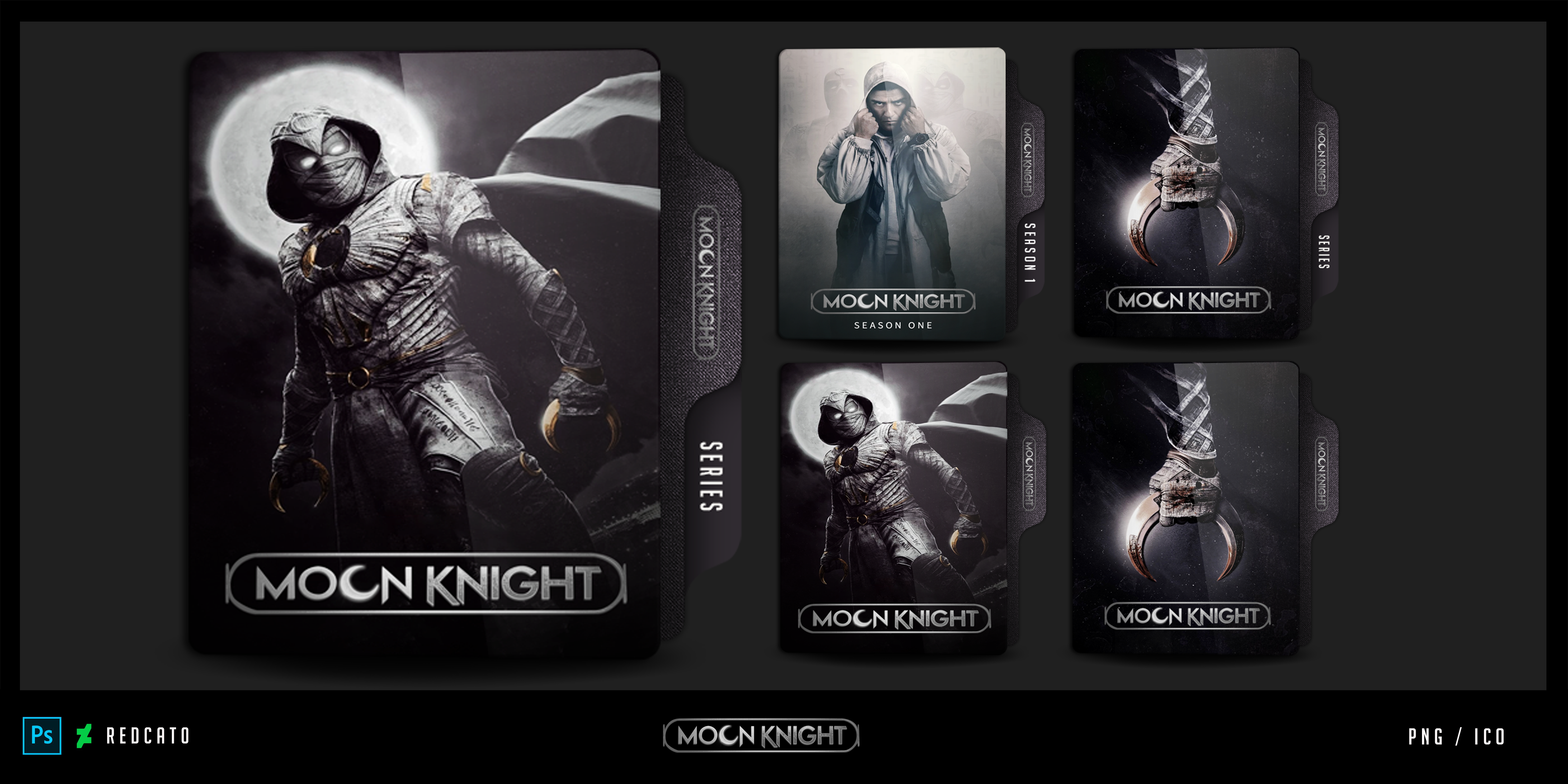 Moon Knight (2022) Folder icon by Redcat0 by Redcat0 on DeviantArt