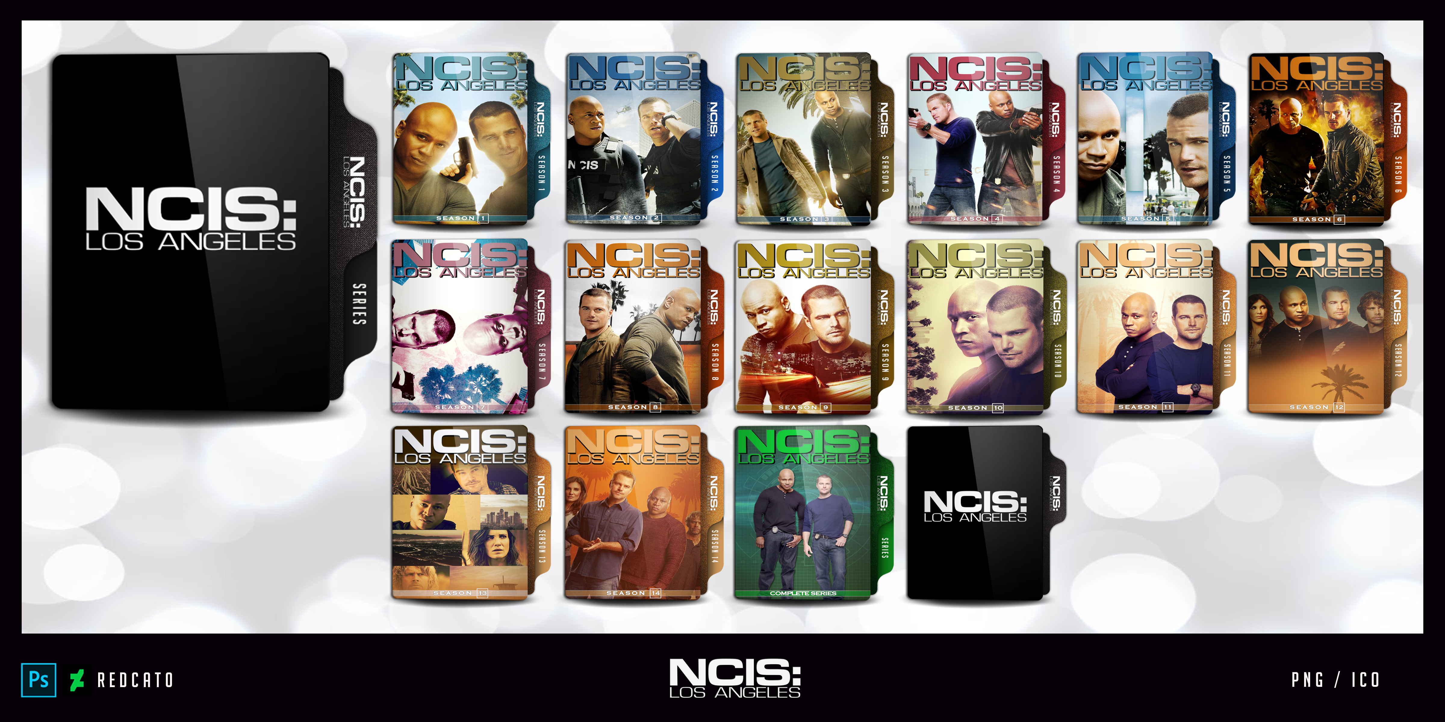 NCIS Los Angeles 1-14 Season Folder icon by Redcat0 on DeviantArt