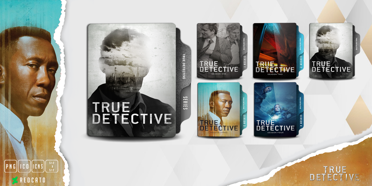 True Detective [1-4 Season] Folder icon by Redcat0 by Redcat0 on DeviantArt