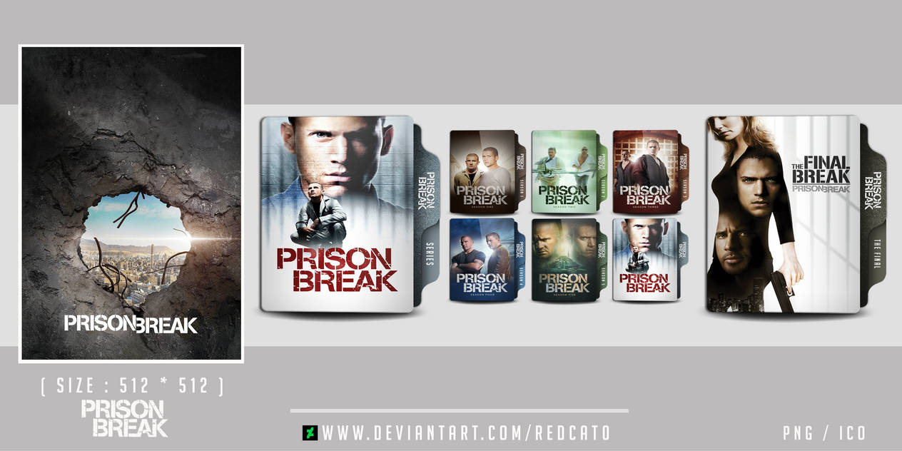 Prison Break (2005) [1-5 Season] Folder icon by Redcat0 on DeviantArt