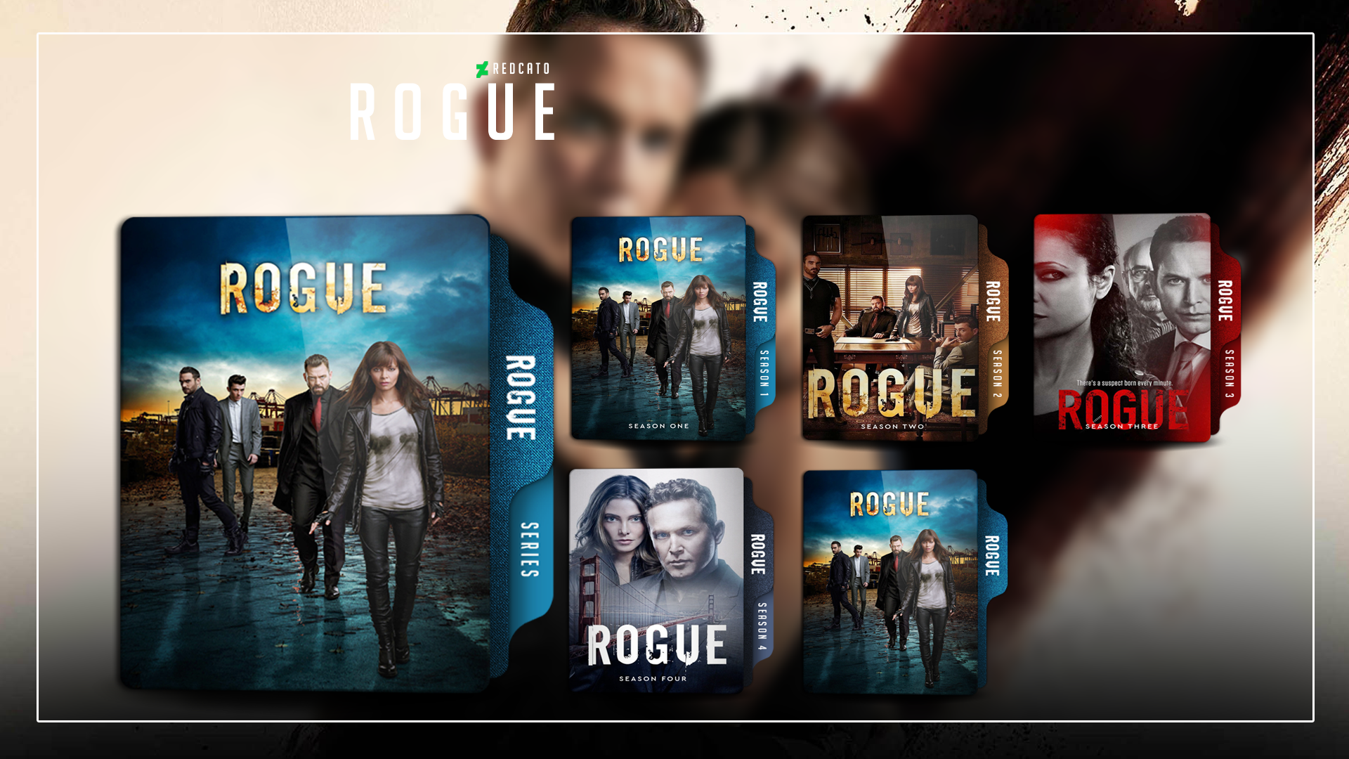 Rogue [1-4] Folder icon by Redcat0 by Redcat0 on DeviantArt