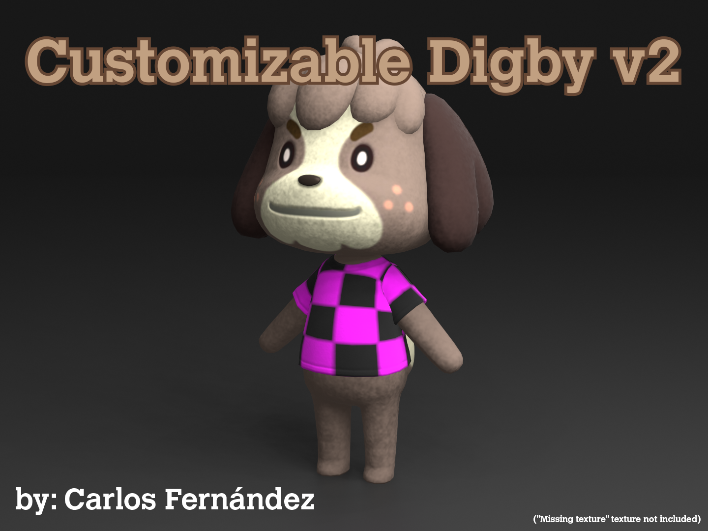 Customizable Digby v2 model by SuperMarioCarlos on DeviantArt