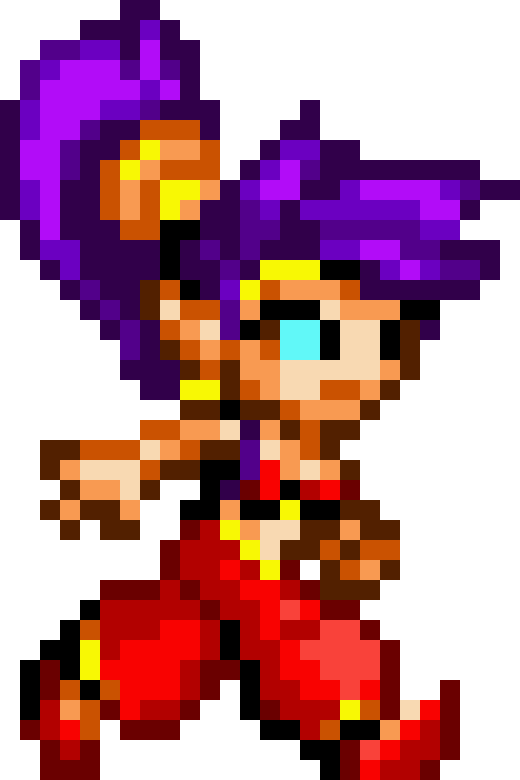 Shantae walking - Shantae: Risky's Revenge by LuzAncestral400 on DeviantArt