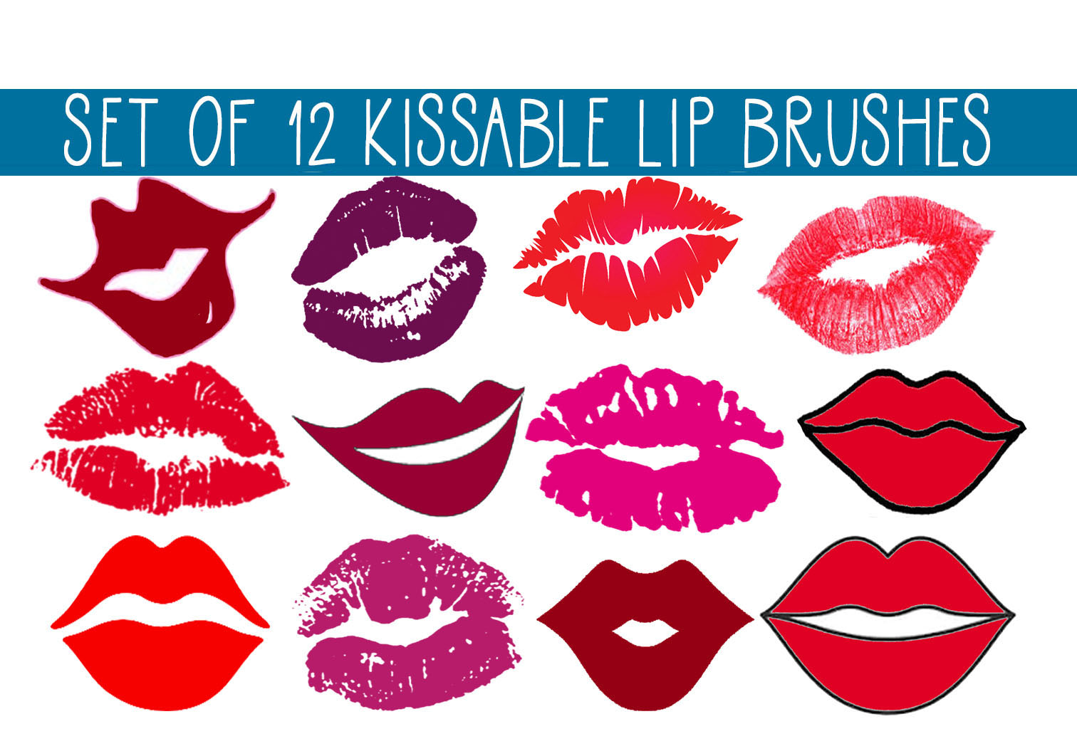 12 Kissable Lips by NisiWanders on DeviantArt