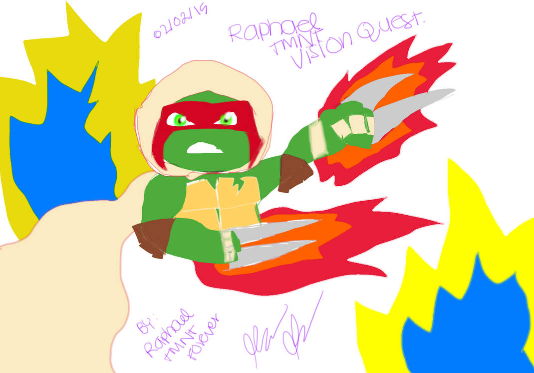 TMNT 2012 Raphael Vision Quest by RaphaelTMNTforever on DeviantArt
