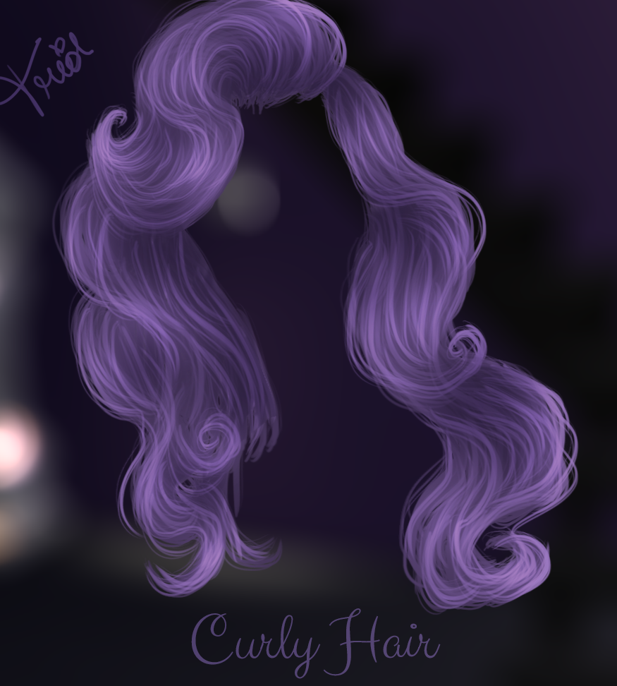 Curly Hair - By Trid by LadyOfTheLakeh on DeviantArt