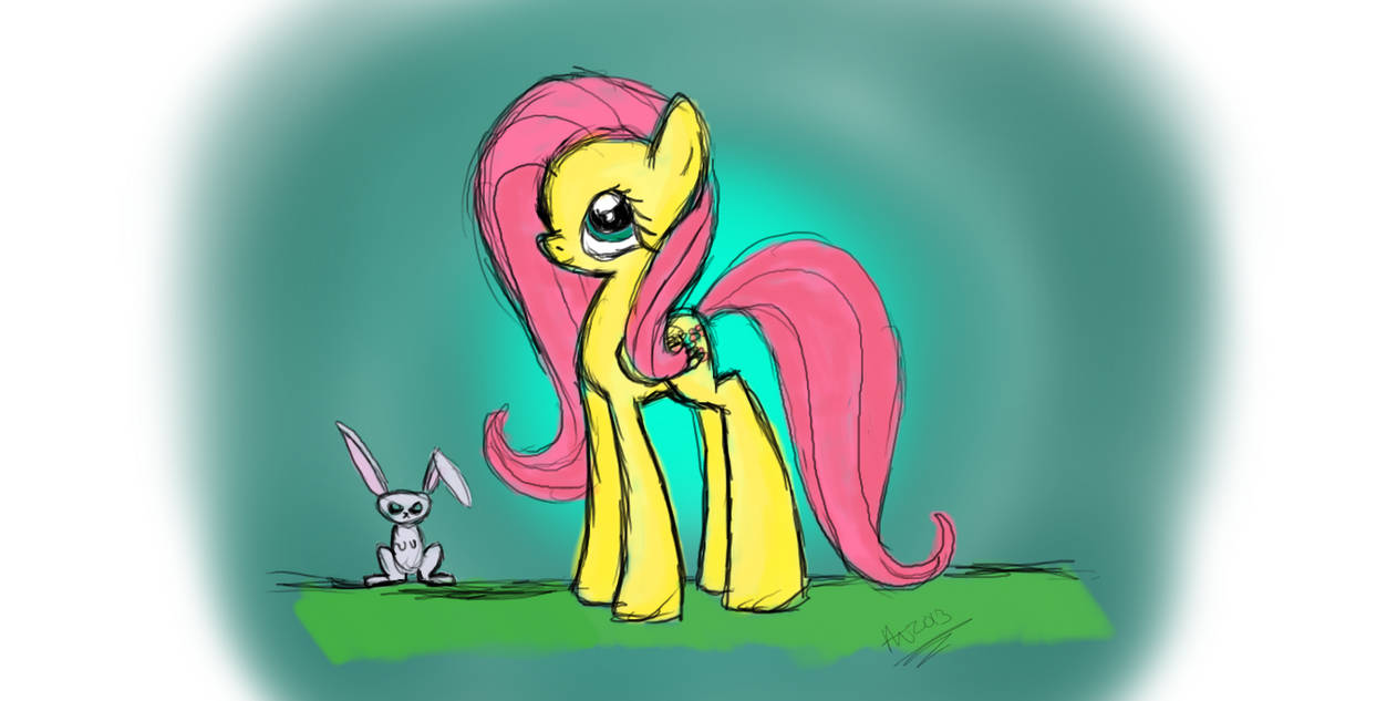 Fluttershy Sketch by zany299 on DeviantArt