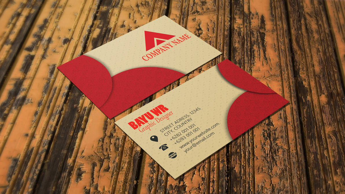 Simple Business Card by bayuwr on DeviantArt
