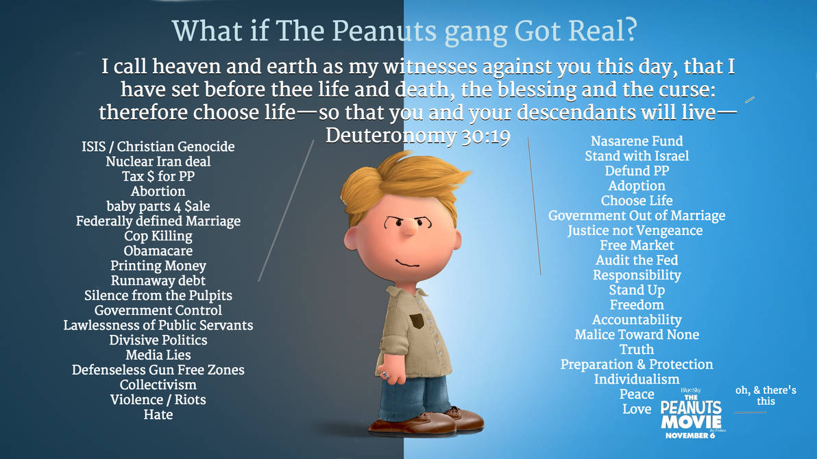 Peanuts get real by alexanderofyork on DeviantArt