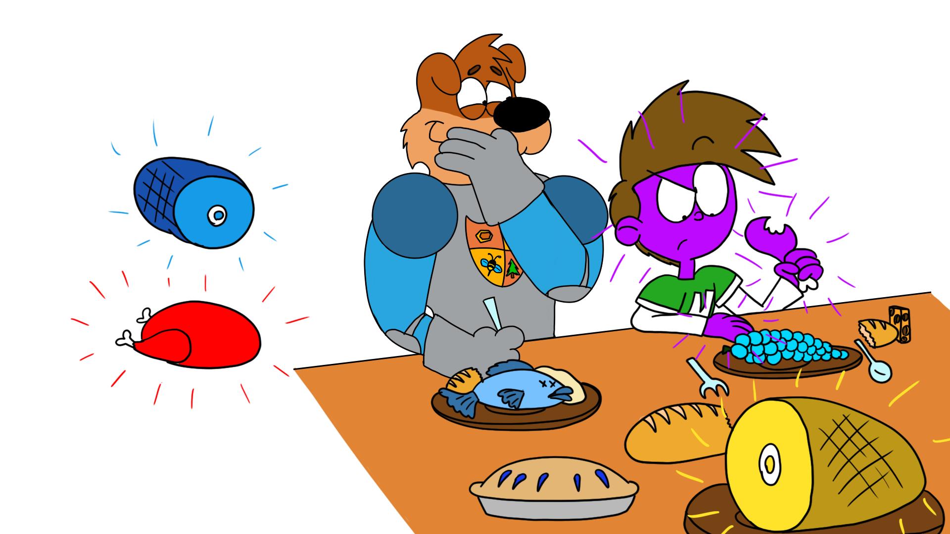 Rainbow Meat (concept art) by StephenRStorti91 on DeviantArt