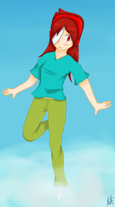 Falling through the sky by Nooby-Noob on DeviantArt