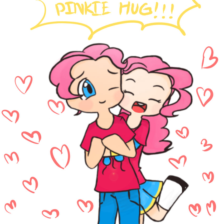 Pinkie Hug!!! by Eekeenblue on DeviantArt