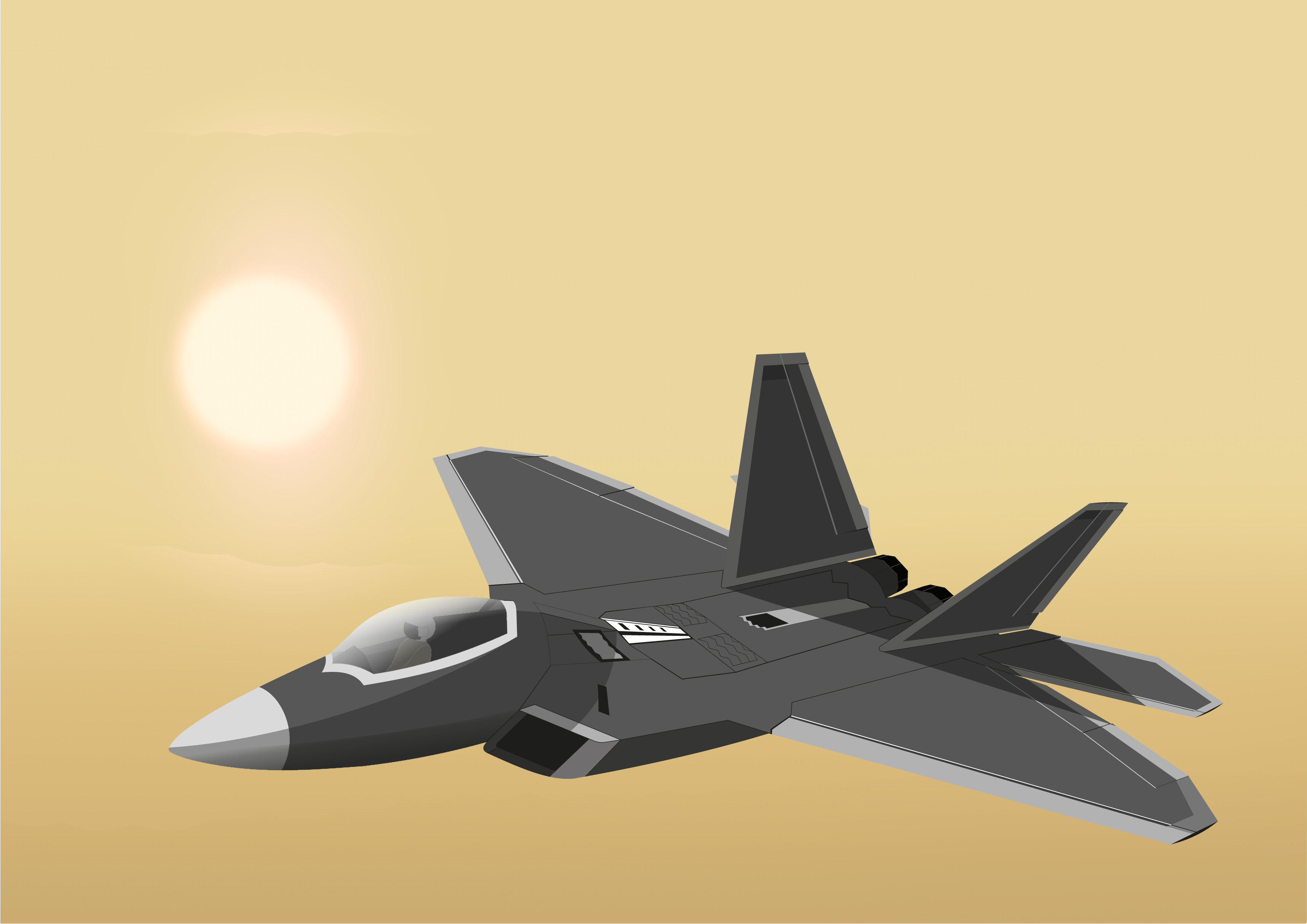 F 22 Raptor Vector by PetapaMesum on DeviantArt