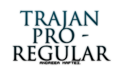 Trajan Pro - regular. by AndreeaMaftei on DeviantArt