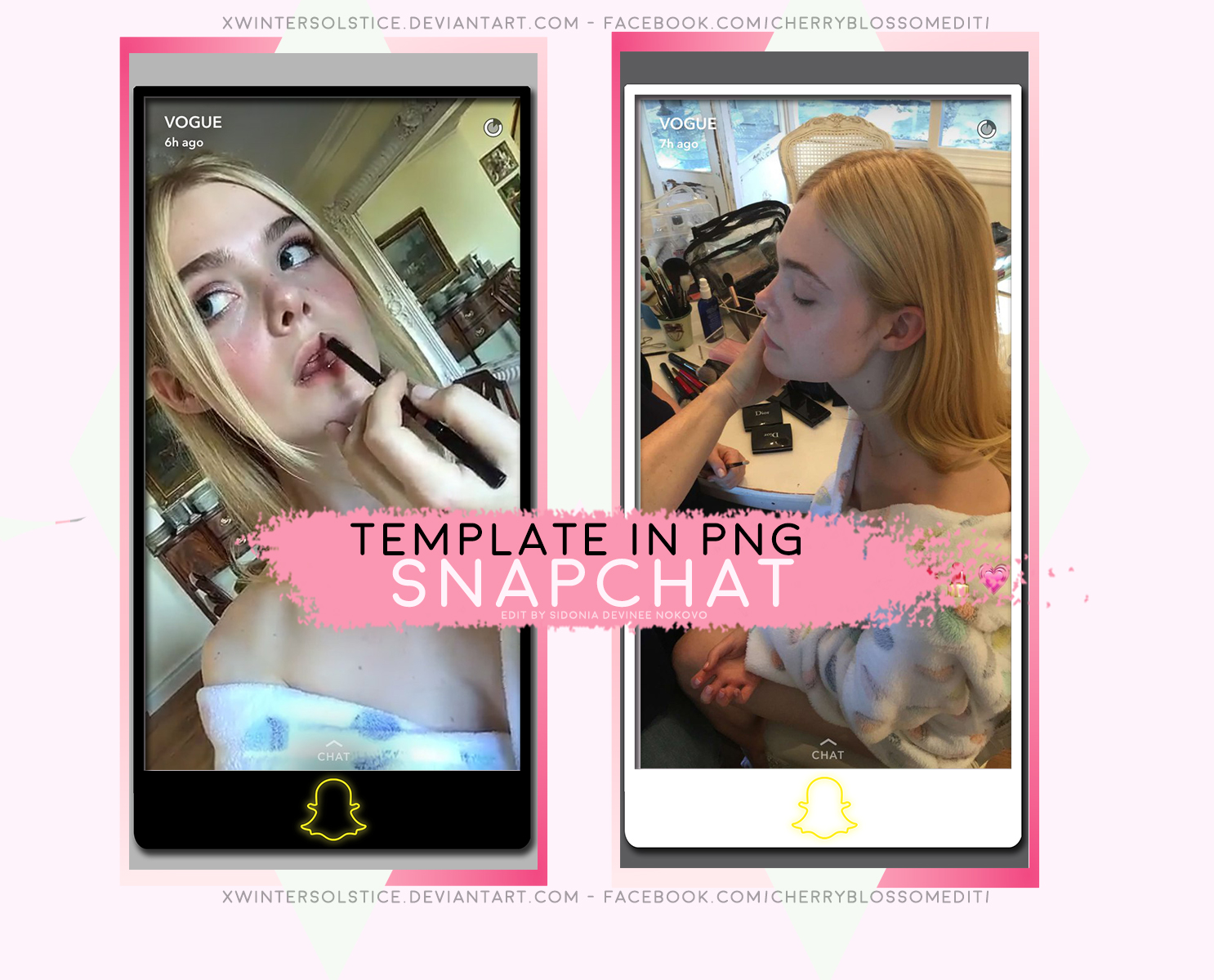 Snapchat Template in PNG by xWinterSolstice on DeviantArt