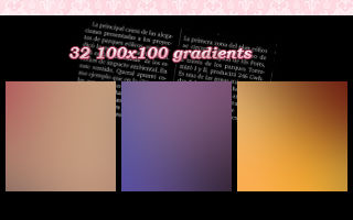 32 100x100 gradients by Bourniio on DeviantArt