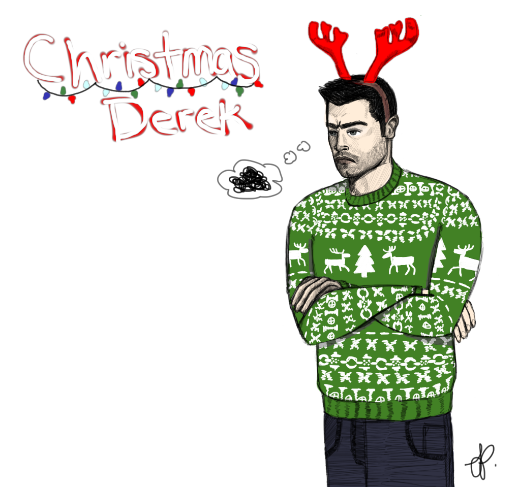 Christmas Derek by artOwl773 on DeviantArt