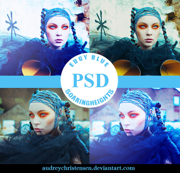 Edgy Blue PSD by audreychristensen on DeviantArt