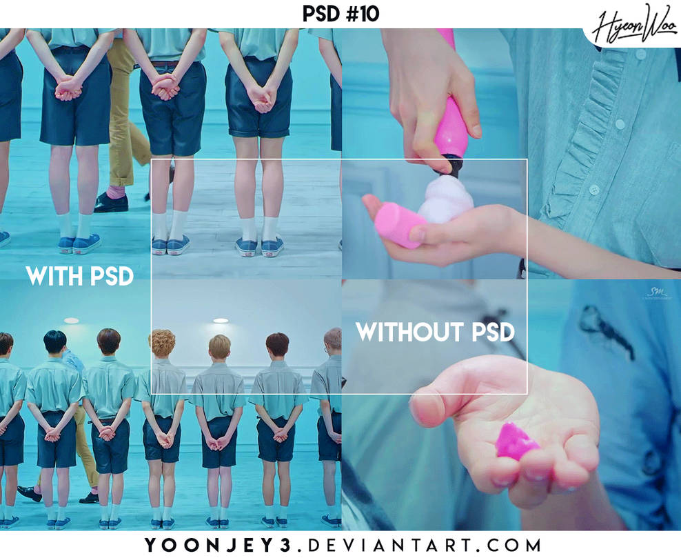 PSD Coloring 010 (Blue Chewing Gum) // HyeonWoo by YoonJey3 on DeviantArt