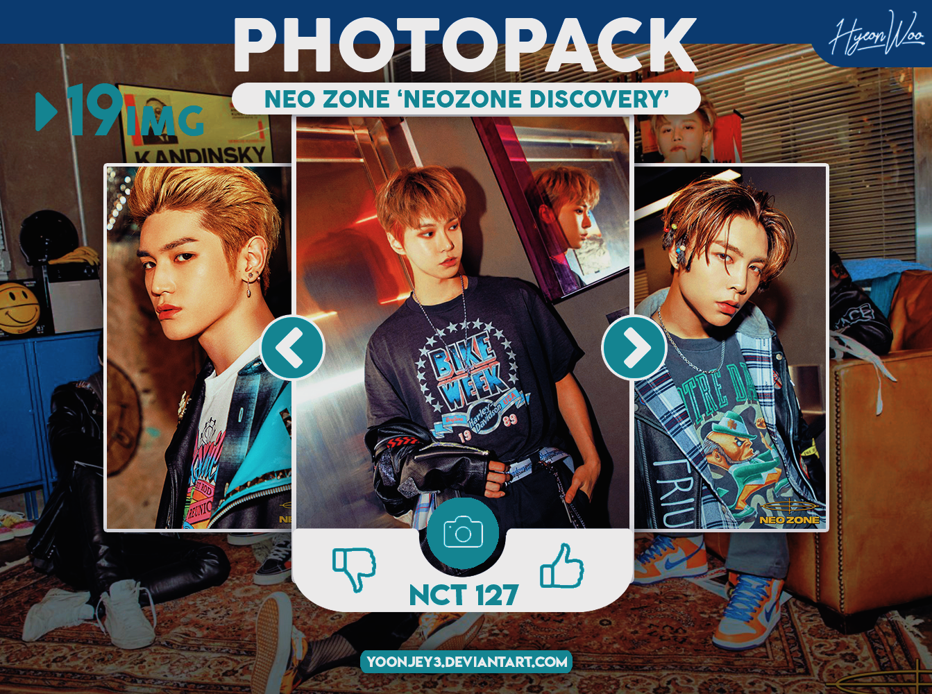 PHOTOPACK NCT 127 (NEOZONE Discovery) // HyeonWoo by YoonJey3 on DeviantArt