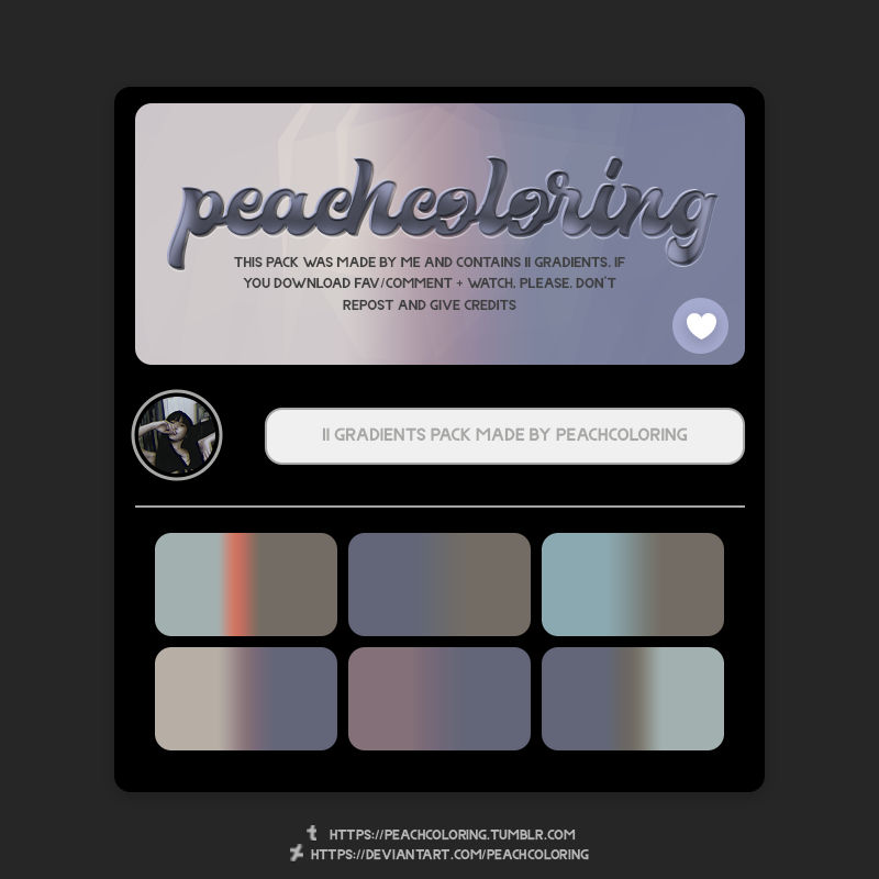 Gradients #07 by peachcoloring by peachcoloring on DeviantArt