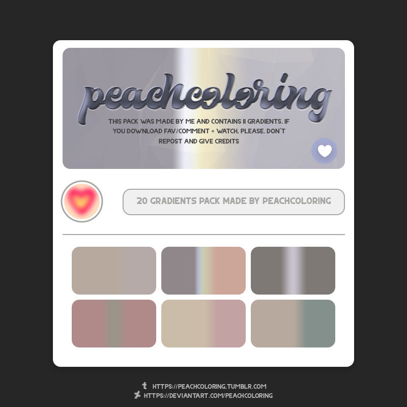 Gradients #08 by peachcoloring by peachcoloring on DeviantArt