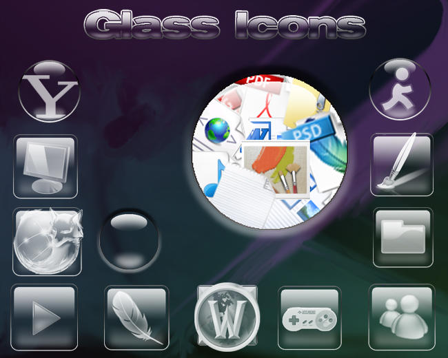 Vista Glass Icons by NeverEndingMatti on DeviantArt