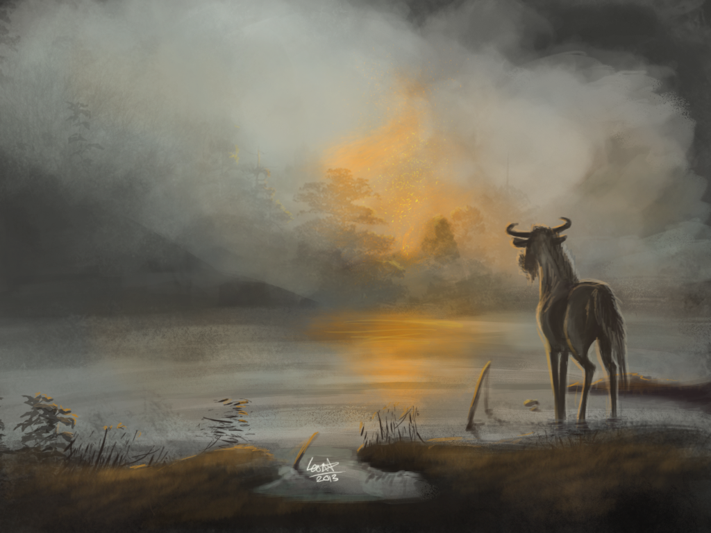 wildebeest by YOB on DeviantArt