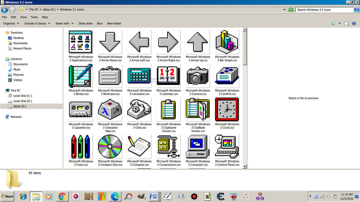 Windows 3.1 icons by MSWindowsDude on DeviantArt