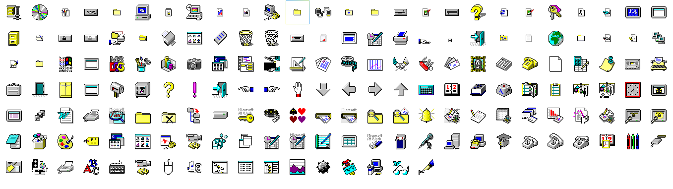 Windows 3.1 icons #2 by MSWindowsDude on DeviantArt