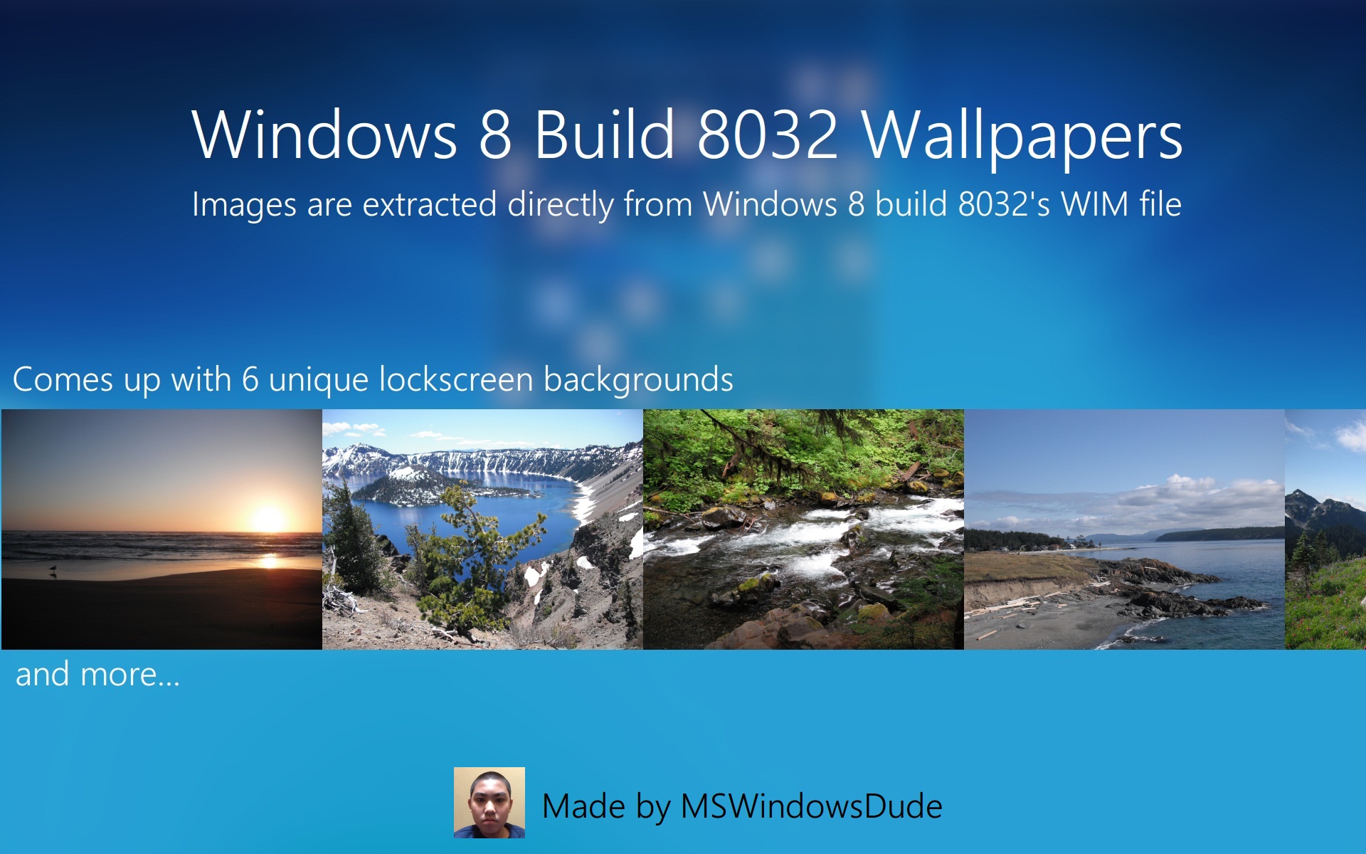 Windows 8 build 8032 wallpaper pack by MSWindowsDude on DeviantArt