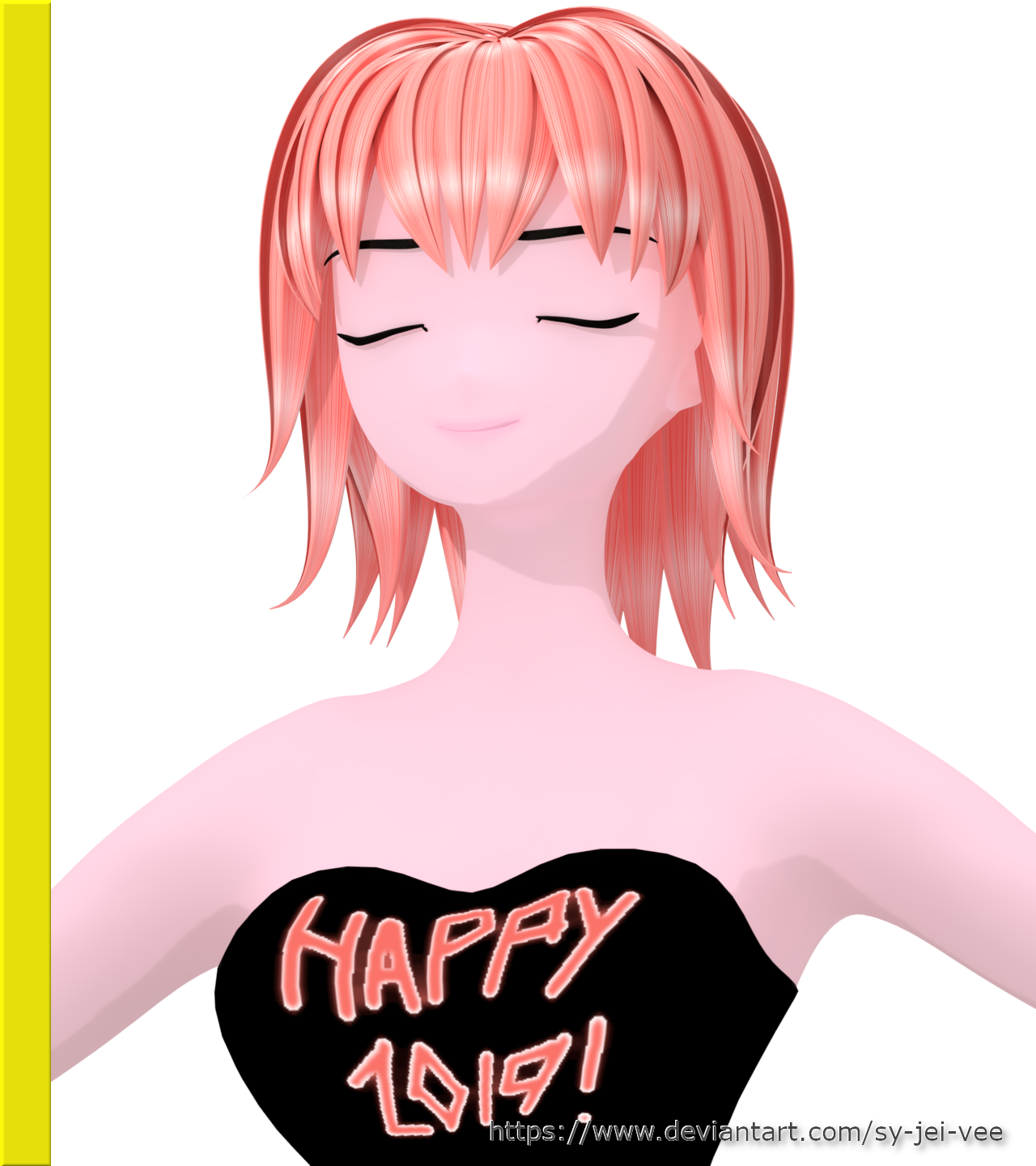 MMD - Ceci Hair | Happy 2019! by Sy-Jei-Vee on DeviantArt