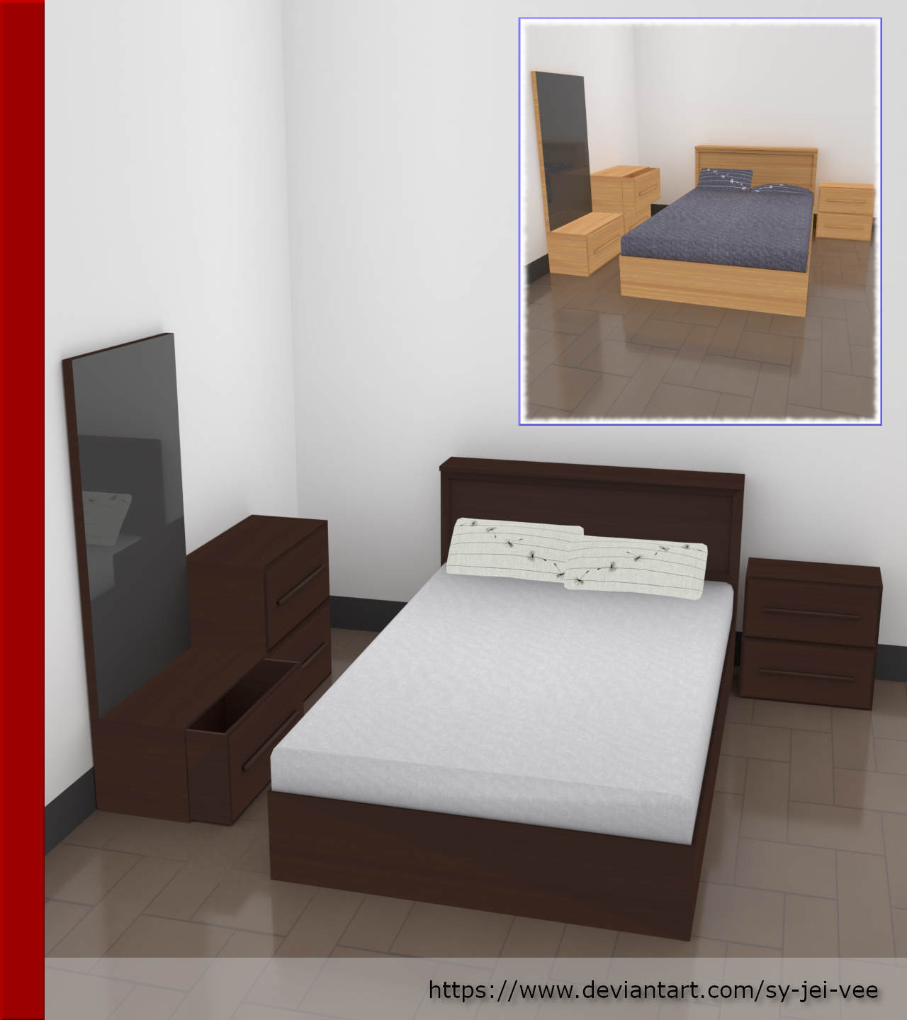 MMD- Bedroom Set 01 by Sy-Jei-Vee on DeviantArt