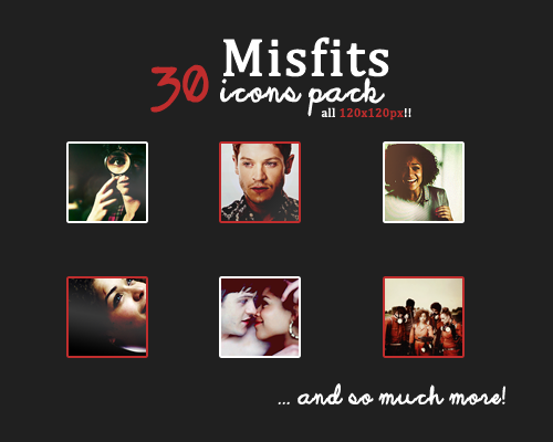 Misfits 30 Icons Pack by sourissou on DeviantArt