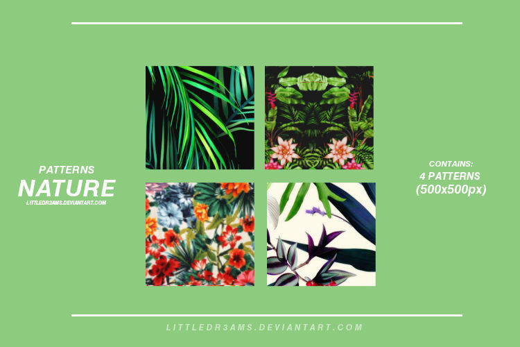 NATURE PATTERNS by LittleDr3ams on DeviantArt