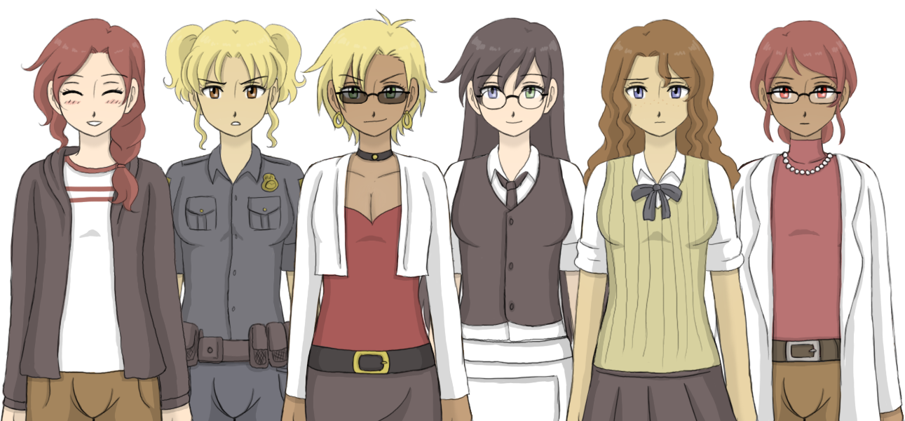 Girl Sprite by SilverHyena on DeviantArt