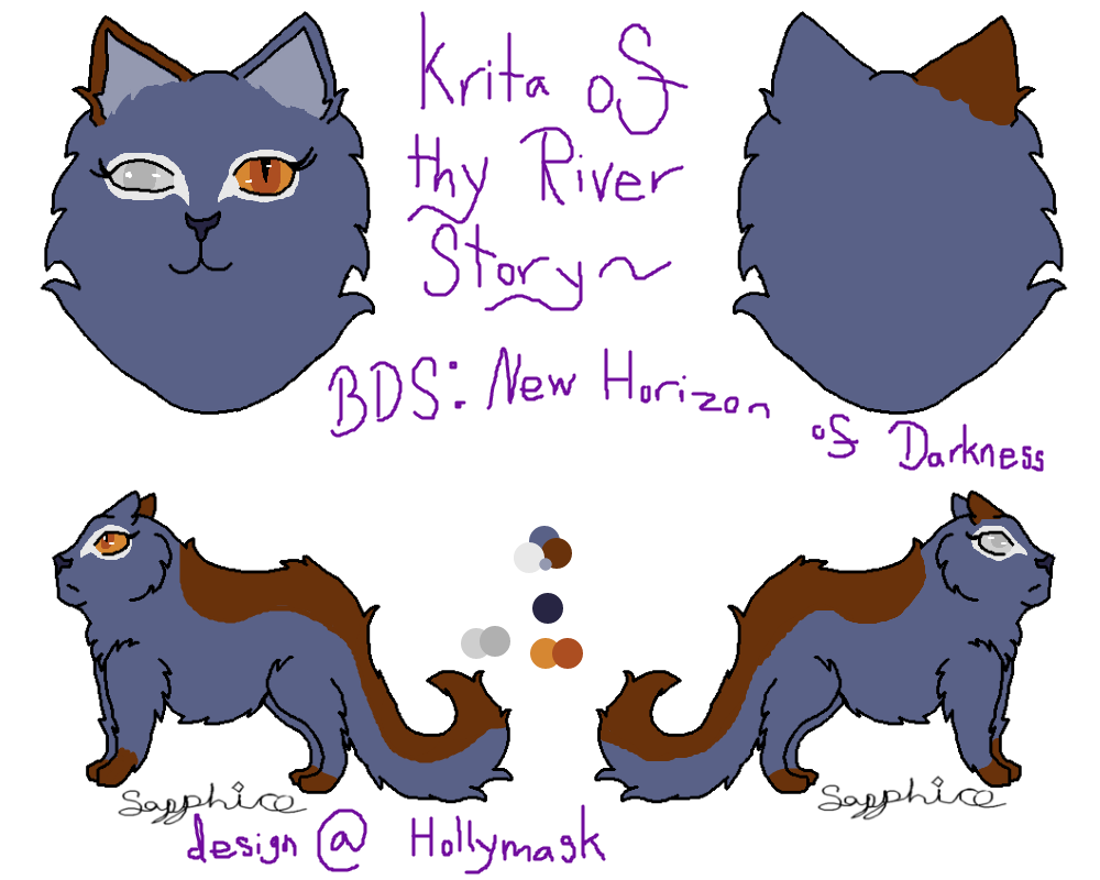 Krita of thy River ref by SapphireofNight on DeviantArt