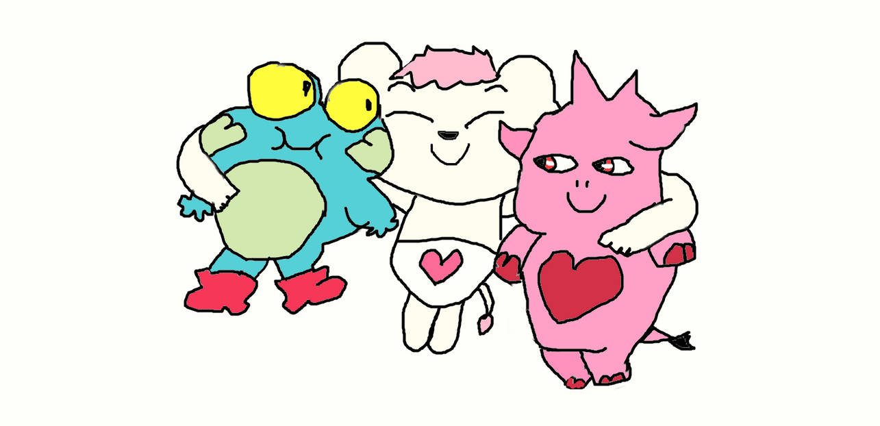 Baby Leongrade Hugs Chubbum and Pinky by RainbowUnicornAllie on DeviantArt