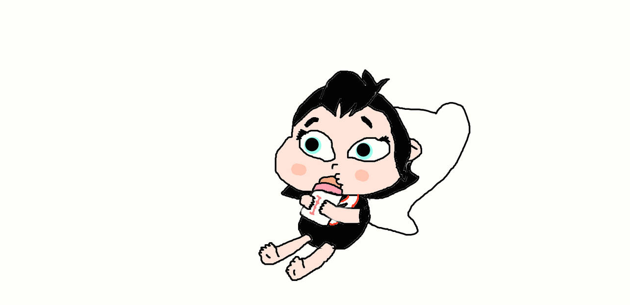 Baby Mavis Dracula Drinking Her Bottle by RainbowUnicornAllie on DeviantArt