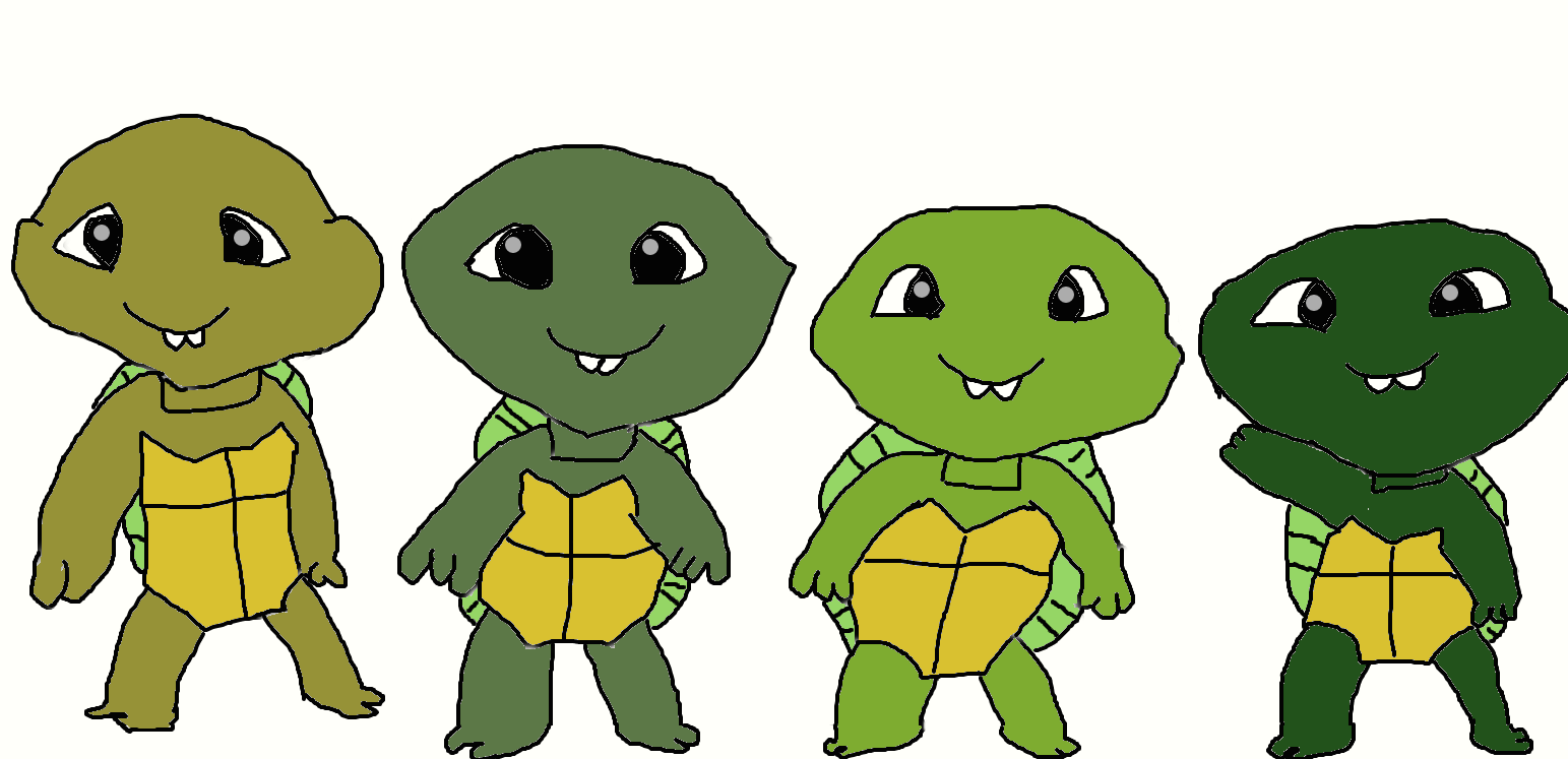 Turtle Tots by RainbowUnicornAllie on DeviantArt