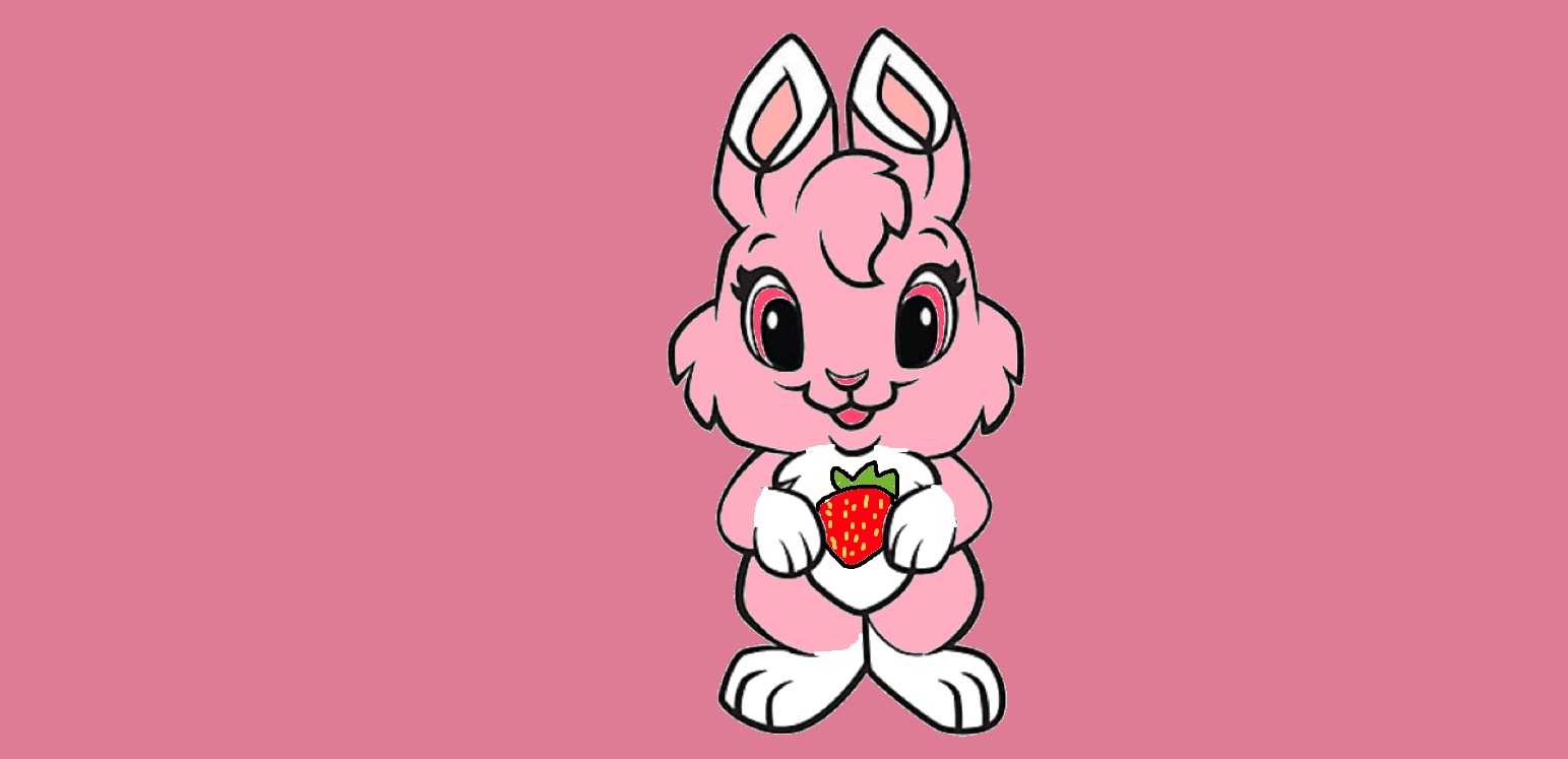 Strawberry Bunny by RainbowUnicornAllie on DeviantArt