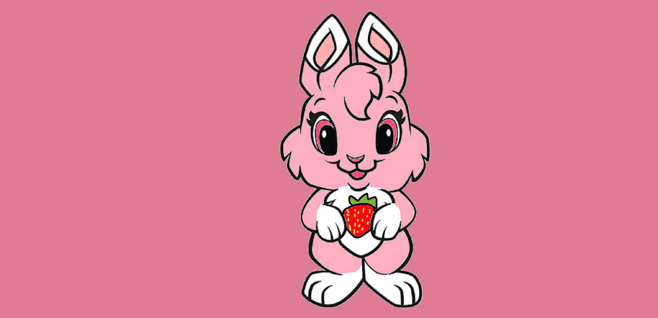 Strawberry Bunny by RainbowUnicornAllie on DeviantArt