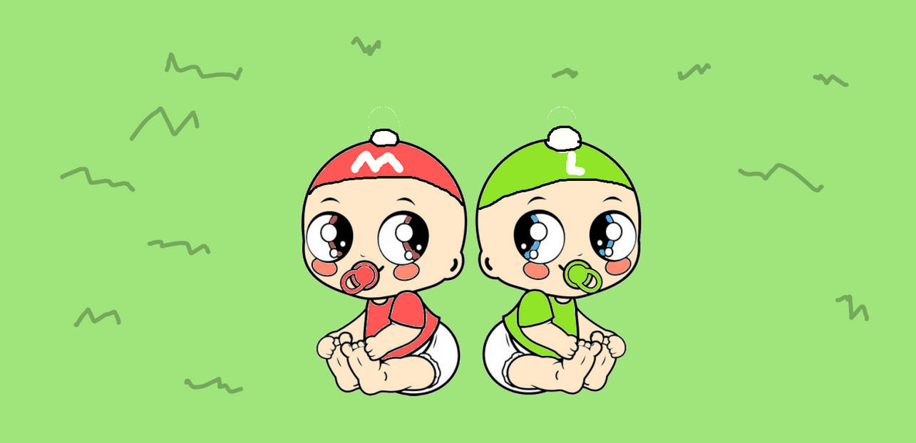 SMB: Baby Mario and Luigi by RainbowUnicornAllie on DeviantArt
