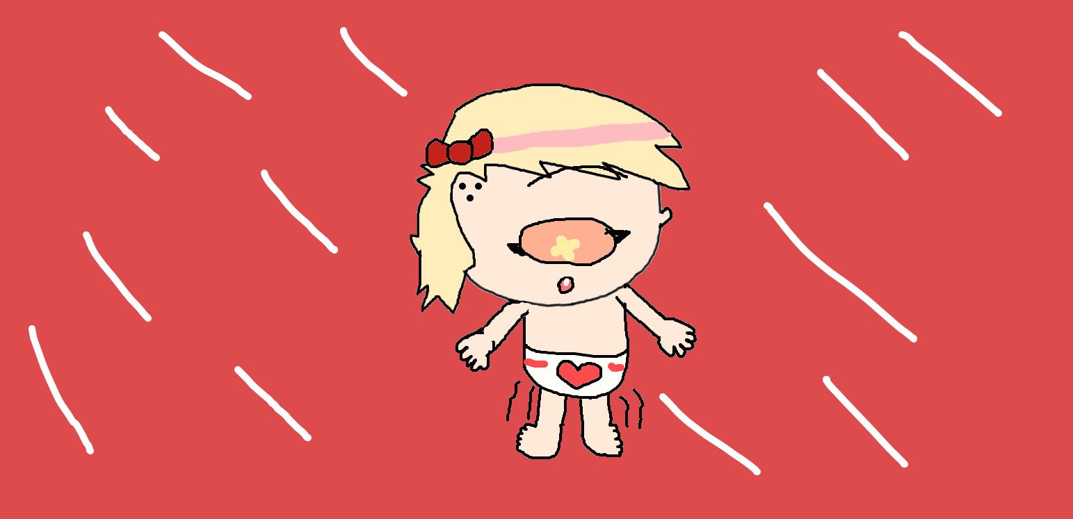 Peach Bomb Learning To Walk by RainbowUnicornAllie on DeviantArt