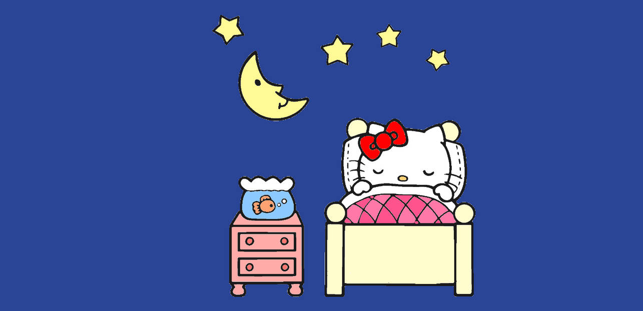 Goodnight, Hello Kitty by RainbowUnicornAllie on DeviantArt