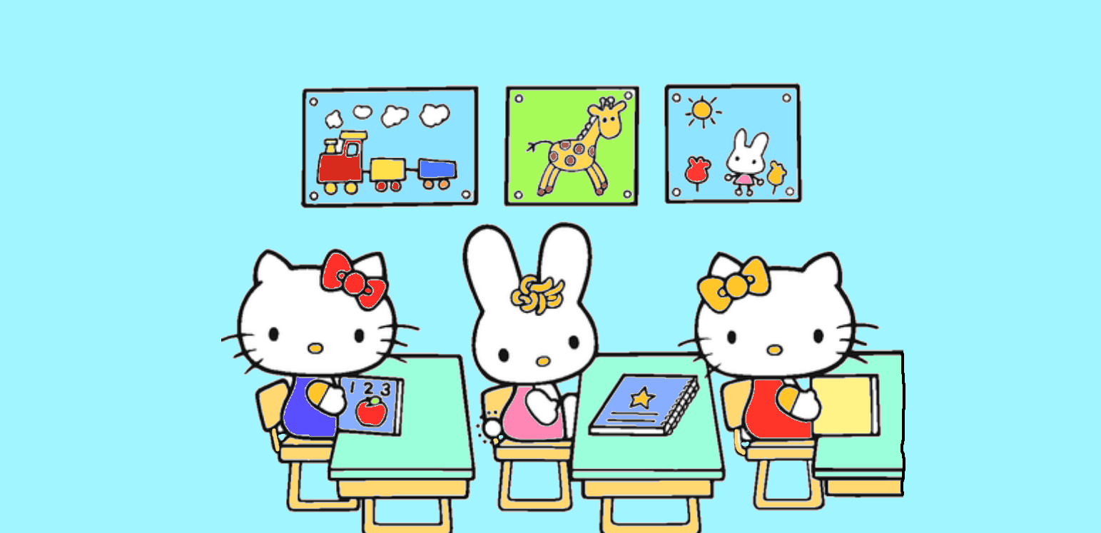 Back To School With Hello Kitty by RainbowUnicornAllie on DeviantArt