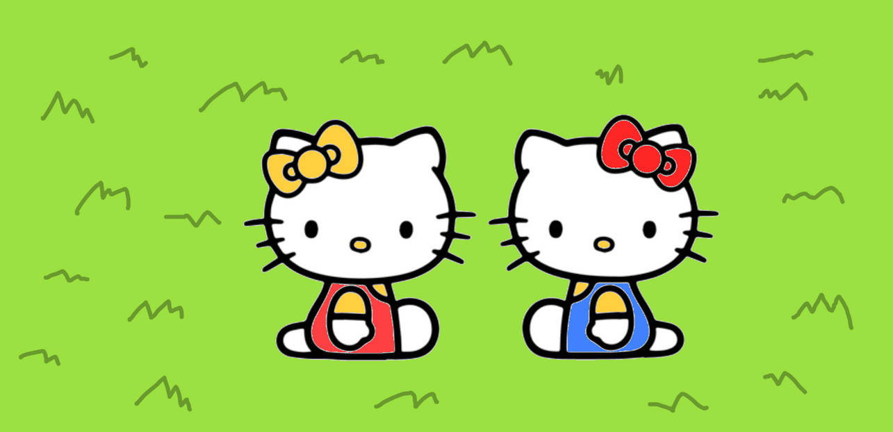 Hello Kitty and Mimmy by RainbowUnicornAllie on DeviantArt