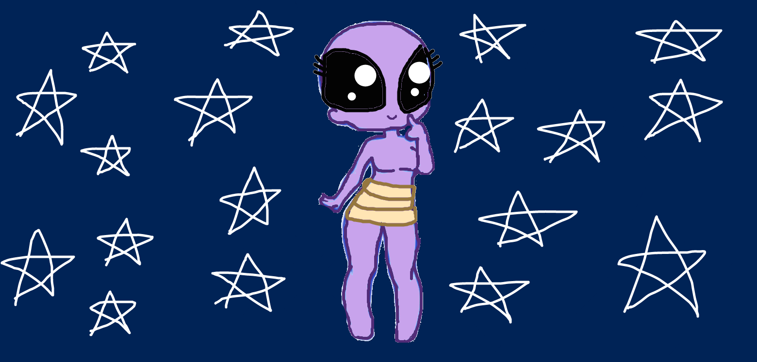 Alien Cutie #2 by RainbowUnicornAllie on DeviantArt