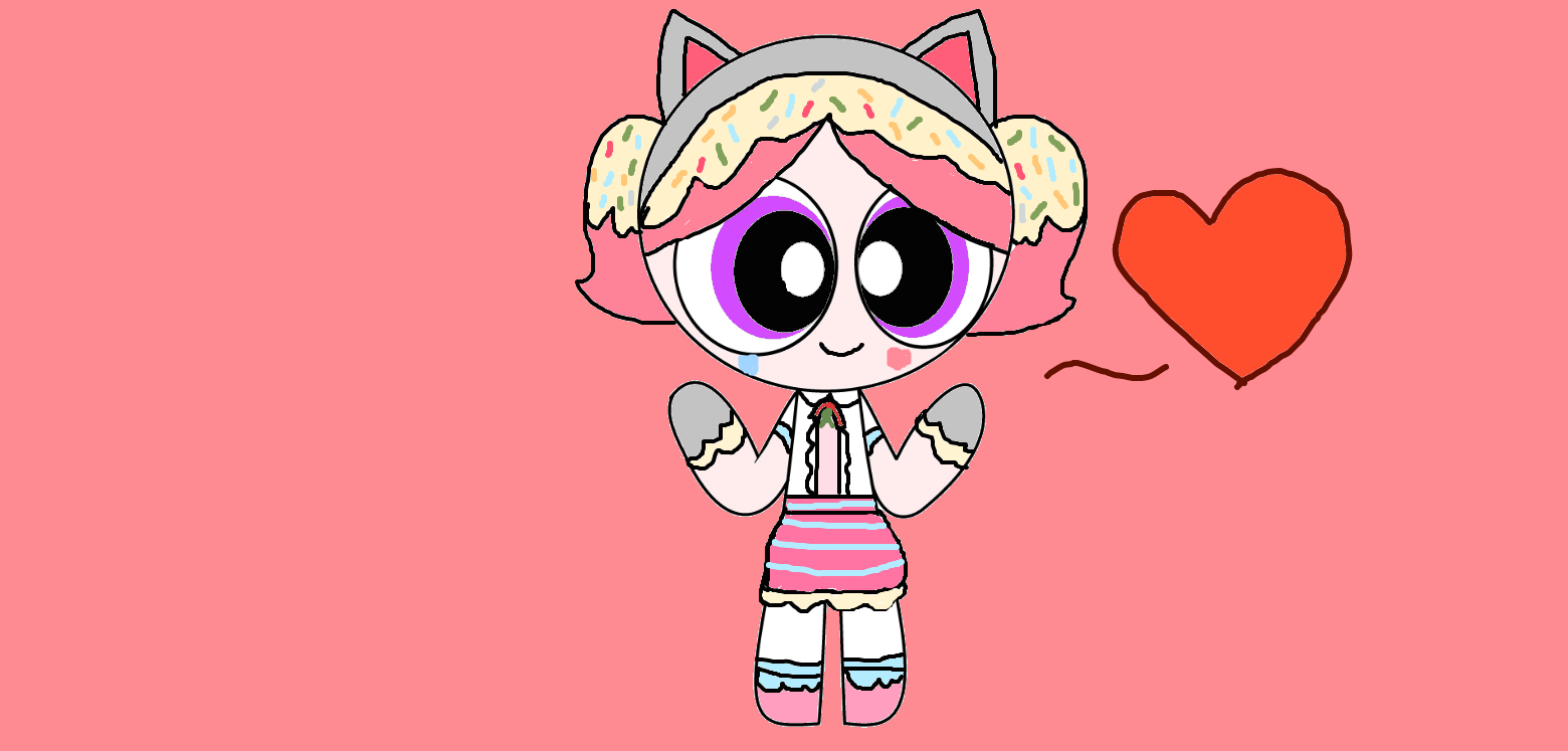 Powerpuff Cupcake PoCat by RainbowUnicornAllie on DeviantArt